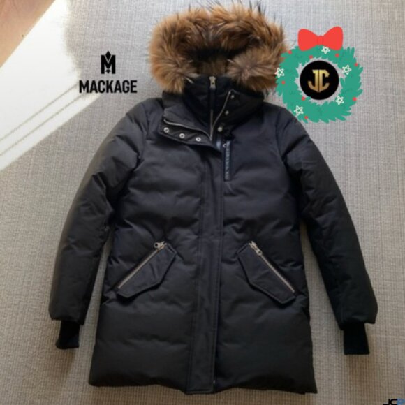 Mackage | Jackets & Coats | Mackage Marla Leathertrim Down Waist Length ...